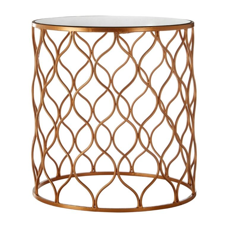 Avery Mirrored Top Copper Tables - Set Of 2 - Eclectic Niche ...