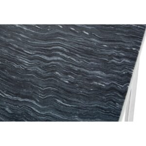 Alia Rectangular Black Marble Console Table - Eclectic Niche ...