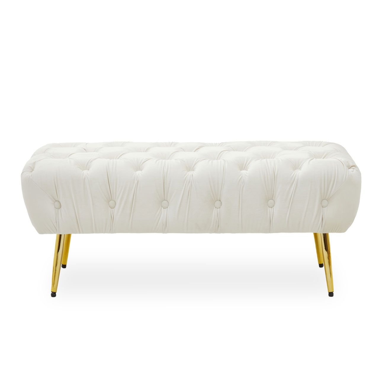 Sierit Gold Leg Footstool - Eclectic Niche - Exquisite Furniture & Homeware