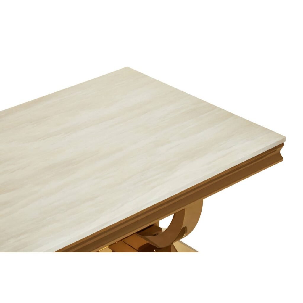 Todar Ivory White Marble Coffee Table - Eclectic Niche - Exquisite ...