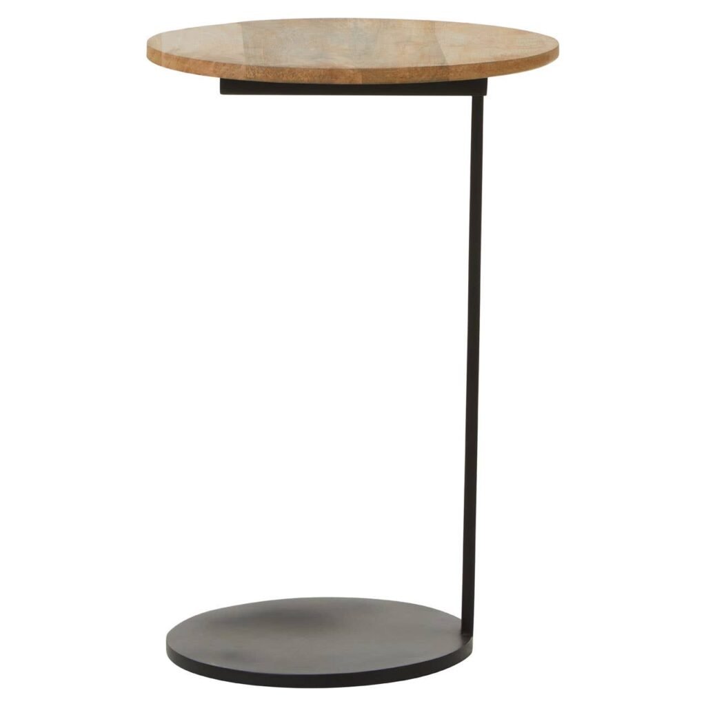 Lorel Side Table With Wooden Marble Top - Eclectic Niche - Exquisite ...