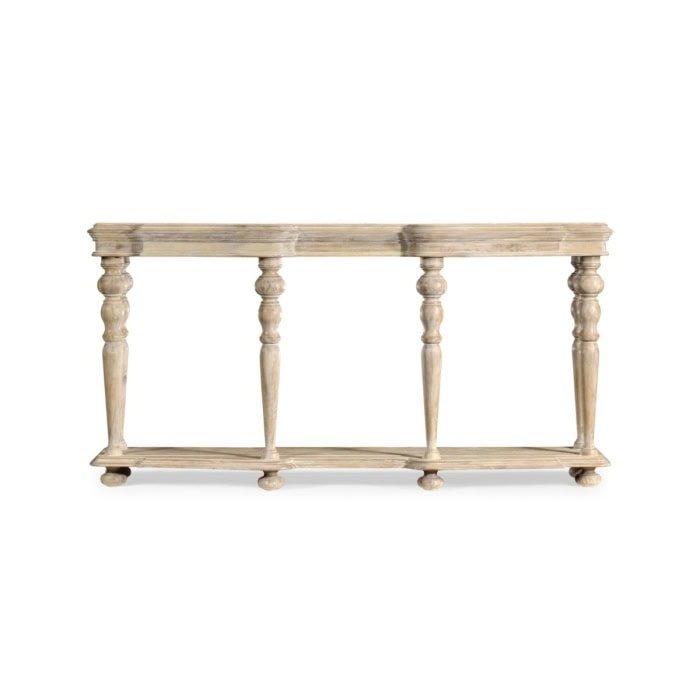 Console Table Eclectic in Limed Acacia - Eclectic Niche - Exquisite ...