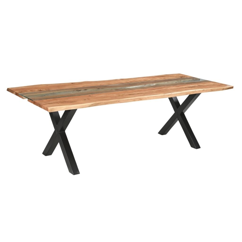 Live Edge Collection Large River Dining Table - Eclectic Niche ...