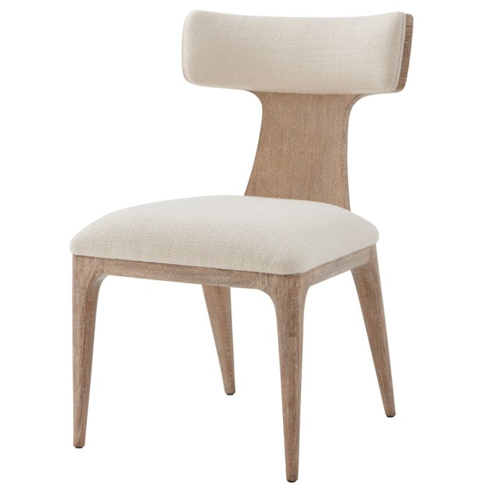 Repose Collection Wooden Upholstered Side Chair - Eclectic Niche ...