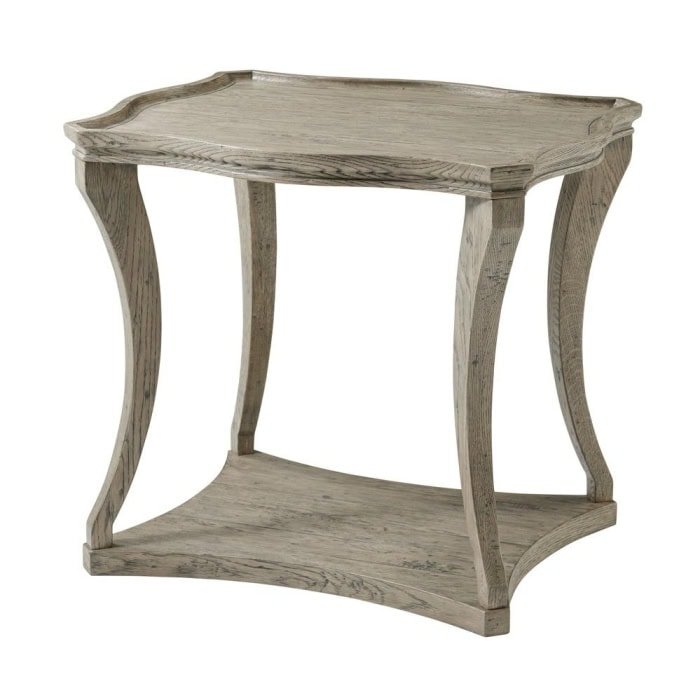 Serpentine Side Table Ennis in Grey Echo Oak - Eclectic Niche ...