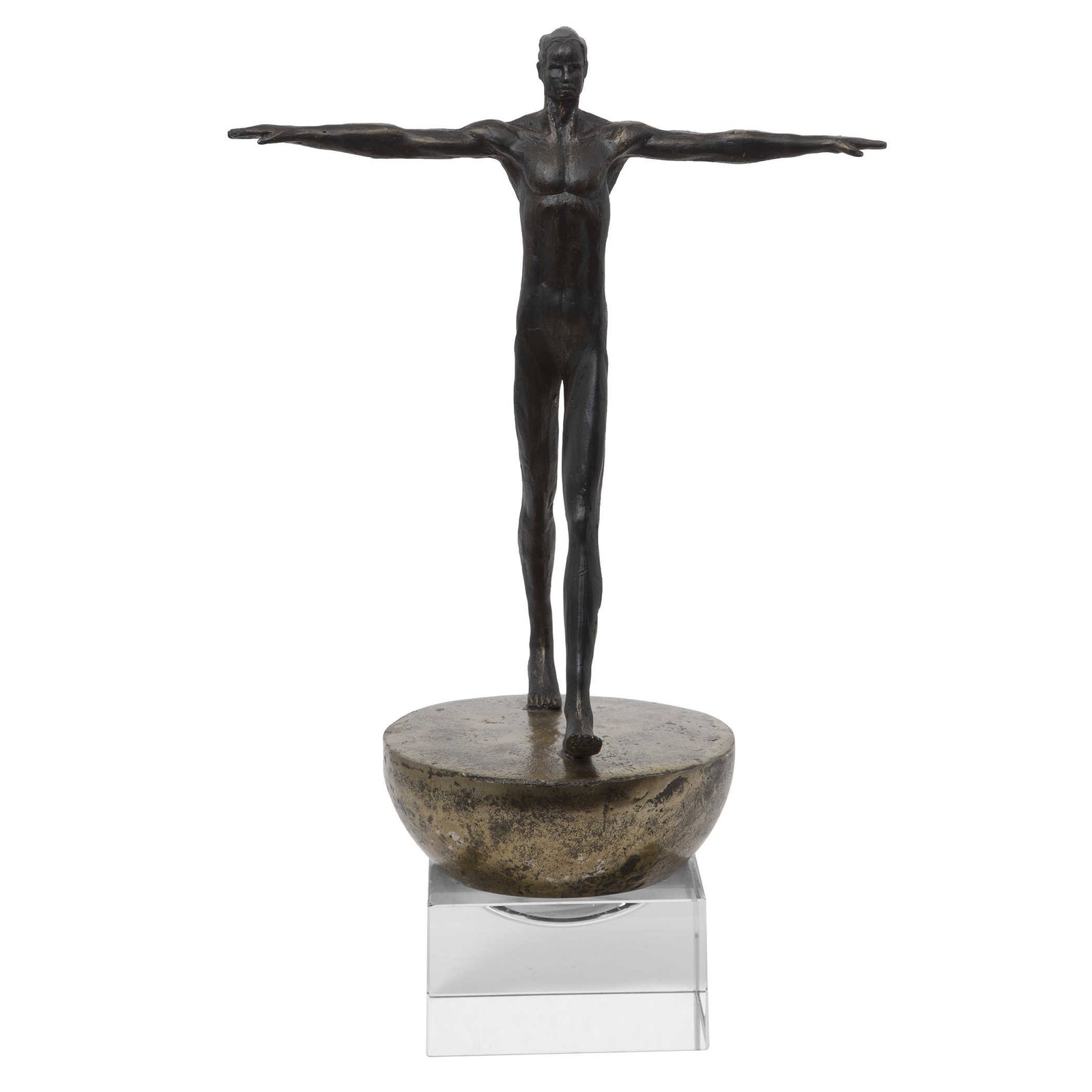 Man Finding Balance Sculpture - Eclectic Niche - Exquisite Furniture ...